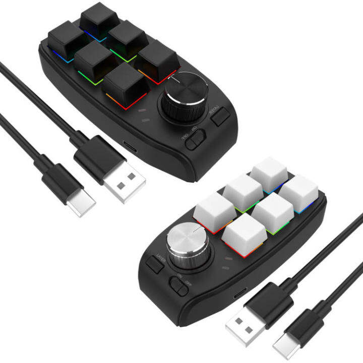 6 Key Keypad Programmable Macro Game Keyboard Usb Diy Programmable