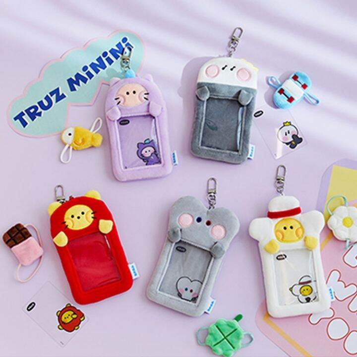 TRUZ plush card set minini ID bag badge student bus pendant TREASURE ...