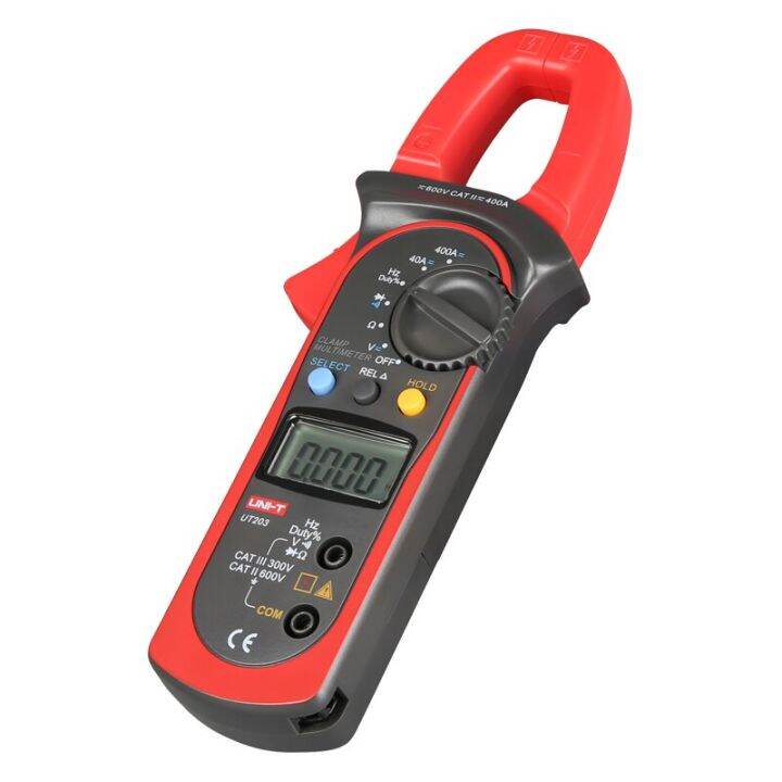 UNI-T UNI T Digital Clamp Meter AC Current UT202 400A Power Clamp ...