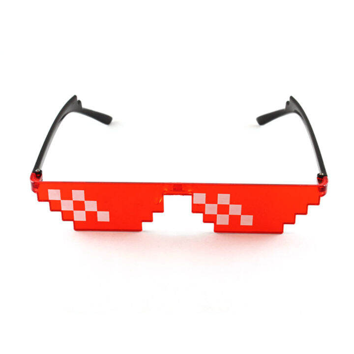 Men Women Goggles Glasses Thug Life 8-Bit MLG Pixelated Sunglasses for ...