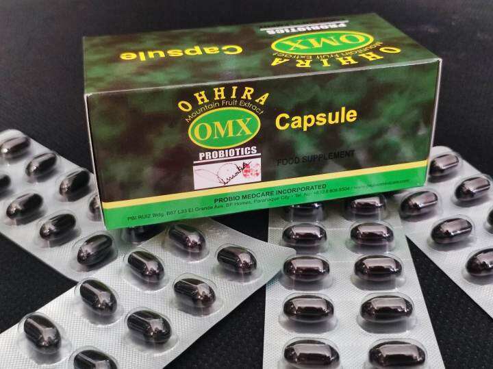 TOS Ohhira OMX Capsules Probiotics Box of 60's- Treating Heartburn and Chest Pain Due to Stomach ...