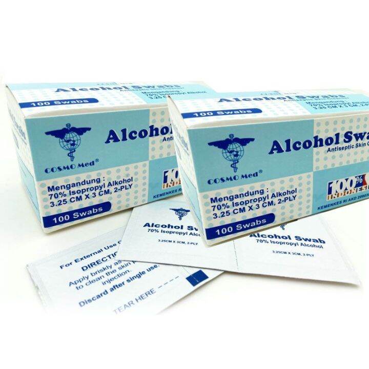 Alcohol Swabs / Tissue Alkohol / Alkohol Swabs 100pcs / Alkohol Swabs ...