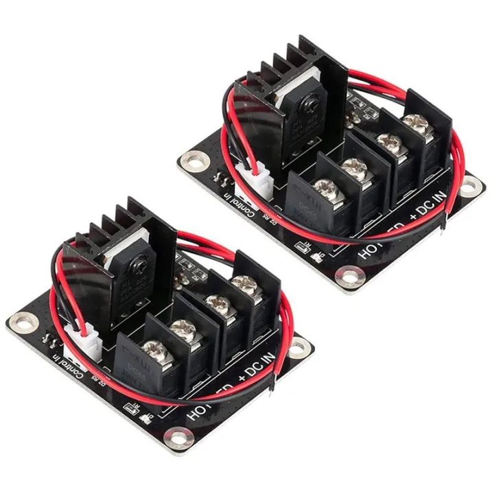 Heat Bed Mosfet,2 Pack 3D Printer Heat Bed Power Module 3D Printer ...