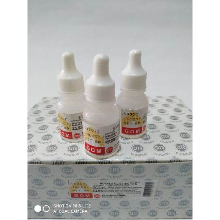 GOM Gliserin/Glycerin 8ml - obat sariawan - slime cito | Lazada Indonesia