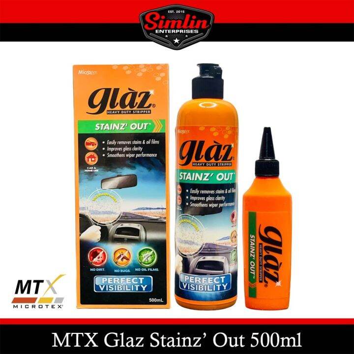 Microtex MTX Glaz Stainz' Out Glass Compound 500ml | Lazada PH