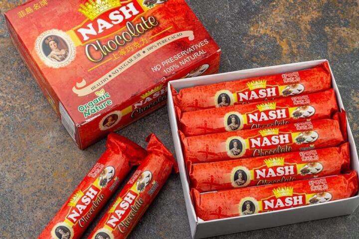 NASH Chocolate 100% Pure Cocoa Tablea (Box of 10) snacks grocery store ...