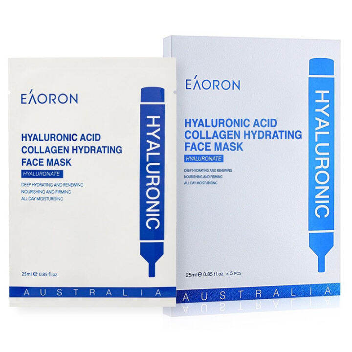 Eaoron Hyaluronic Acid Collagen Face Mask (5 Piece) | Lazada PH