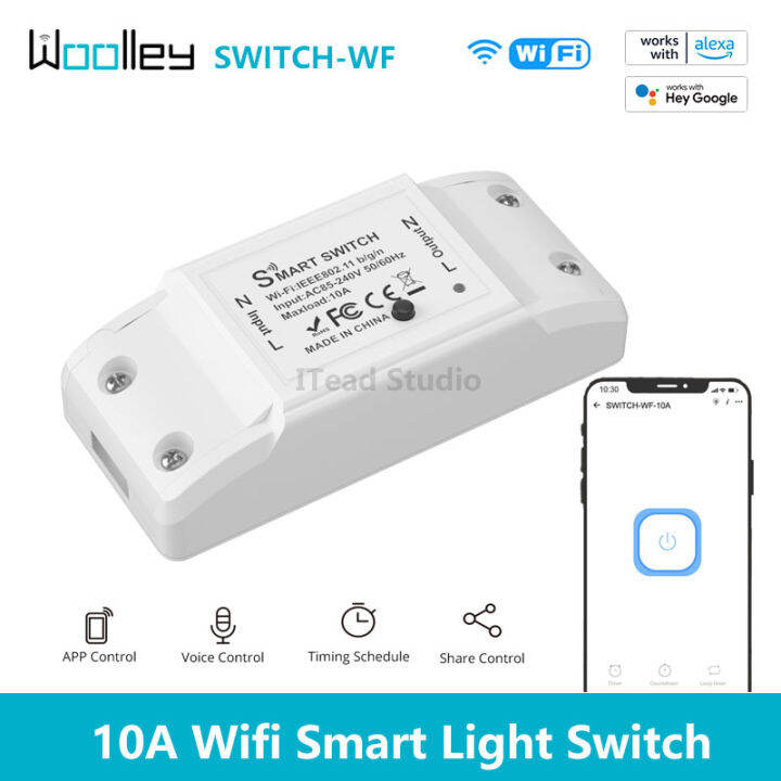 ITEAD SONOFF Wifi Switch Smart Home Wireless DIY Light Switch eWeLink ...