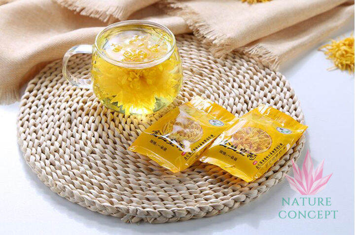 Natural Dried Golden Silk Chrysanthemum Tea Teh Bunga Premium Ju Hua ...