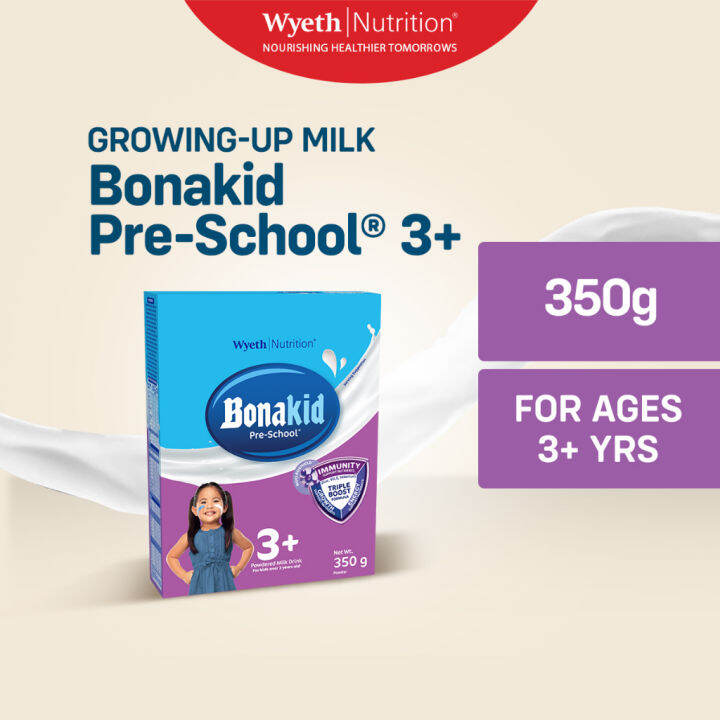 【Hot】 BONAKID PRE-SCHOOL® 3+ Powdered Milk Drink for Children Over 3 ...