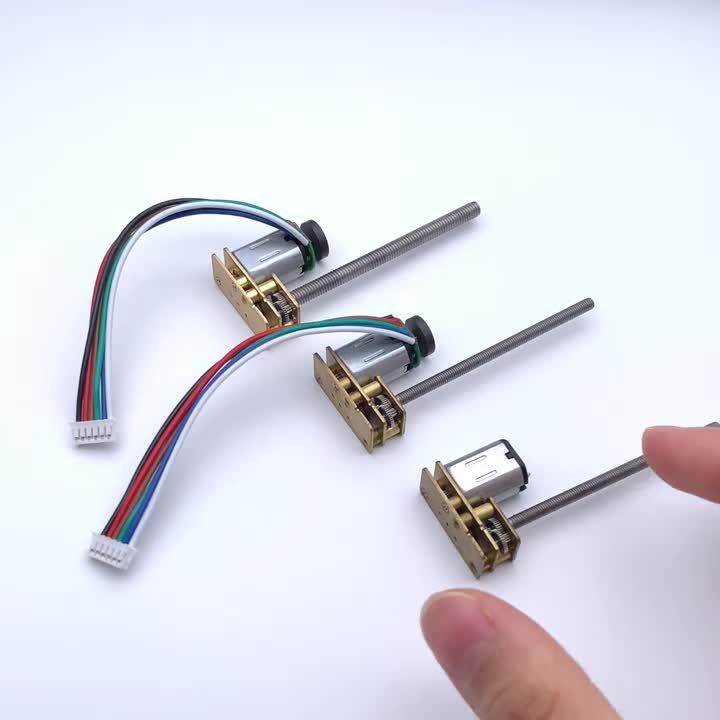 DC Encoder Motor N20 3V6V12V M3 M4 55MM Screw Thread Long Shaft ...