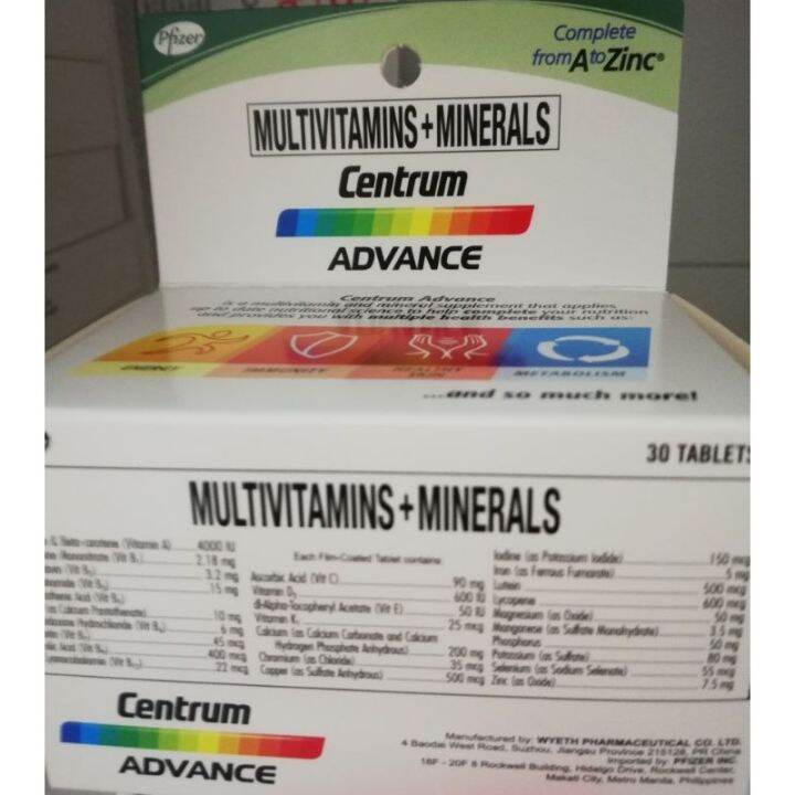 Centrum Advance tablet 30s | Lazada PH