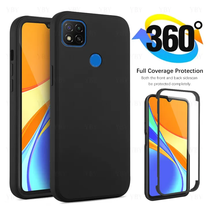 Liquid Silicone Casing For Redmi 9A 9i 9C Nfc 10A Phone Case 360 Full ...