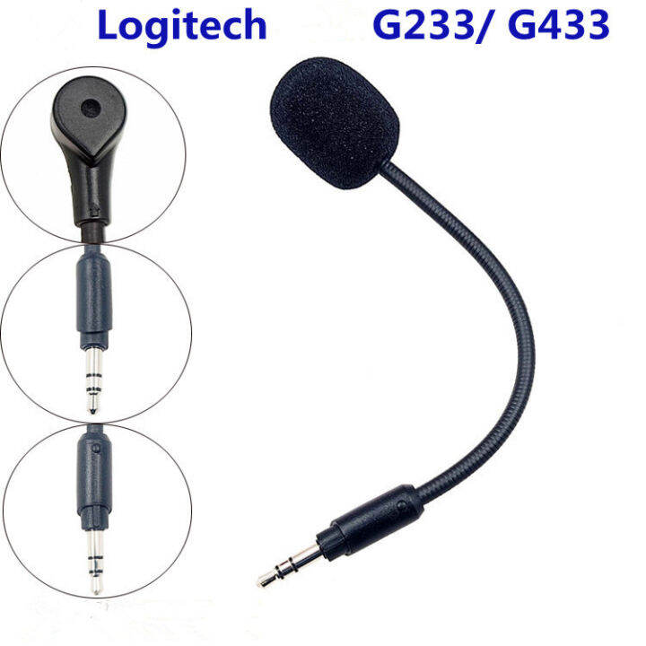 Mic Replacement for Logitech G Pro G233 G433 Stereo Gaming Headset 3 ...