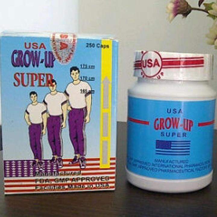 GROW UP OBAT SUPLEMEN HERBAL KAPSUL PENINGGI BADAN TUBUH ORIGINAL ...