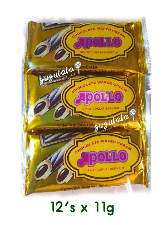 Apollo Chocolate Wafer Stick 1012 12's x 11g | Lazada