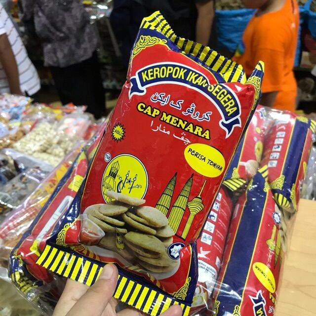 KEROPOK IKAN SEGERA CAP MENARA (ADA SOS) 10 x 40g - SEDAP - RANGUP ...