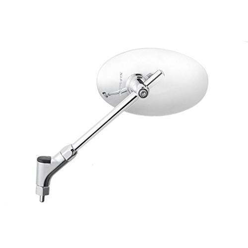 TANAX Bike Mirror Napoleon Classical 2 Mirror Chrome Plated Left and Right Common 10mm Positive ...