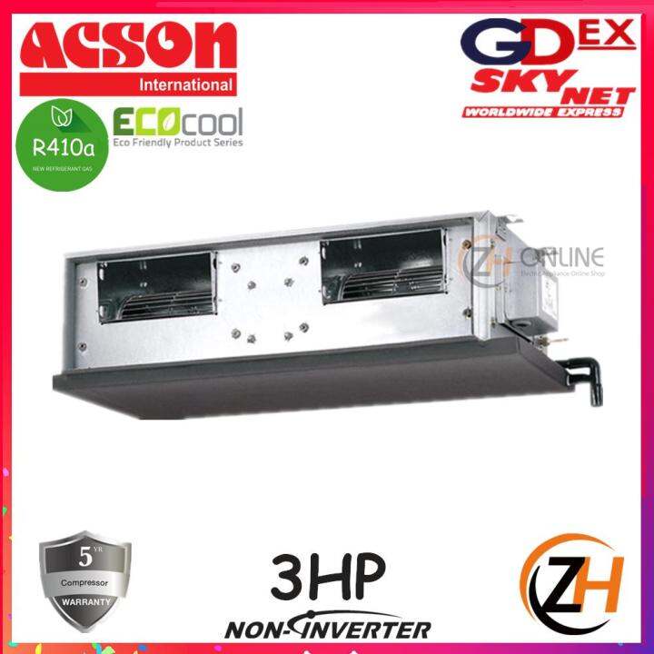 ACSON 3HP CEILING CONCEALED ECOCOOL A5CC C SERIES A5CC30C & A5LC30C R410A | Lazada
