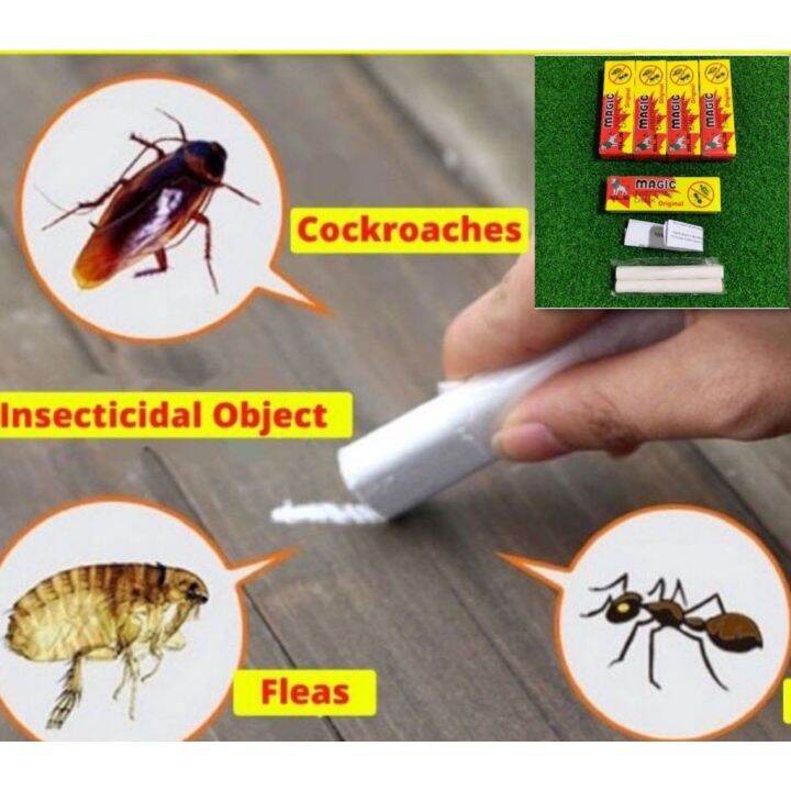 Ubat Semut Dan Lipas (Jenis Kapur) 2in1 Magic Insecticide Chalk,蚂蚁药 ...