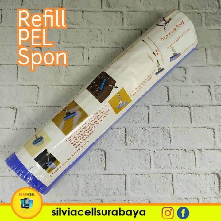 Refill Kain Busa Alat Sodok Pel Pembersih Lantai | Lazada Indonesia