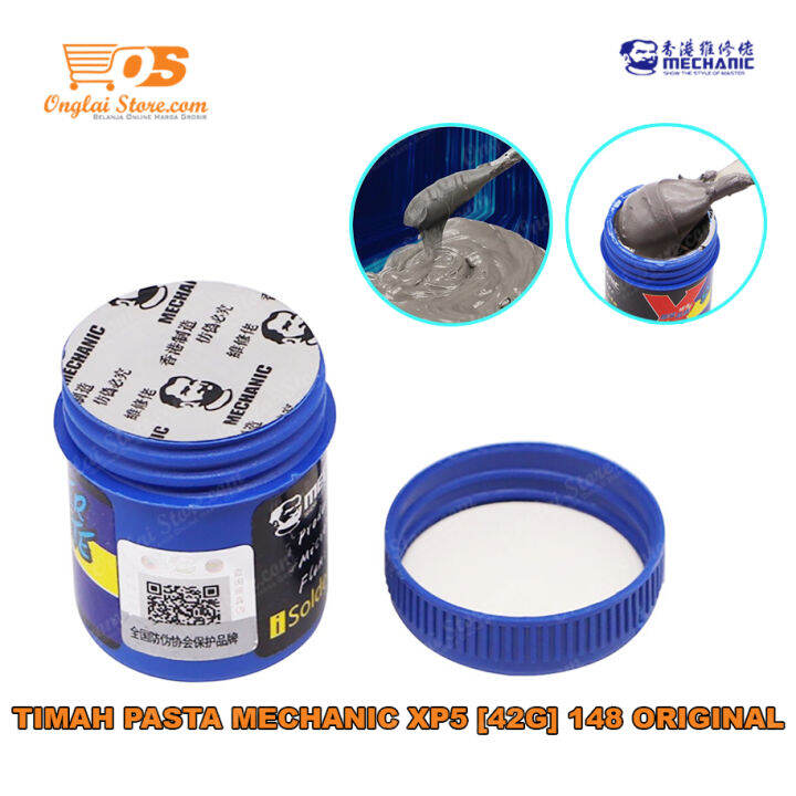 TIMAH PASTA - Solder Pasta - Timah Cair MECHANIC XP5 [42G] 148 ...
