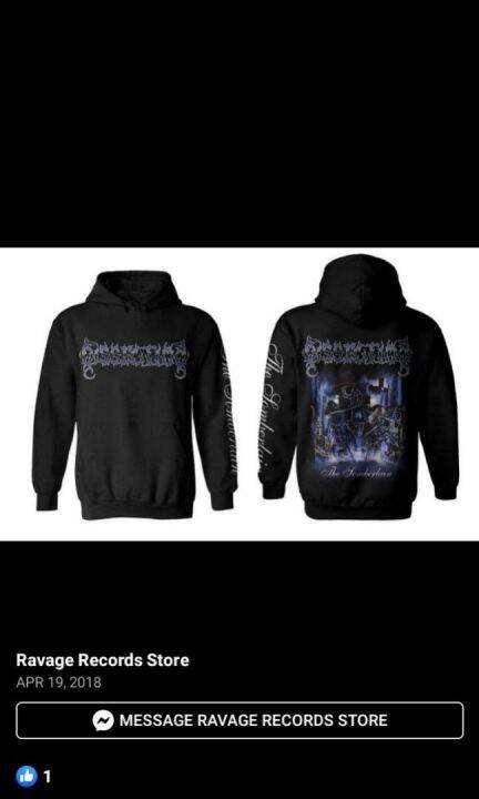Official Dissection The Somberlain Hoodie | Lazada