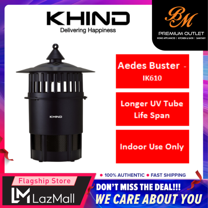 KHIND [ IK610 ] AEDES BUSTER/INSECT KILLER/MOSQUITO KILLER | Lazada