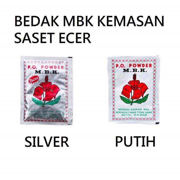 Deodorant Bubuk M.B.K. POWDER - MBK Putih - MBK Silver | Lazada Indonesia