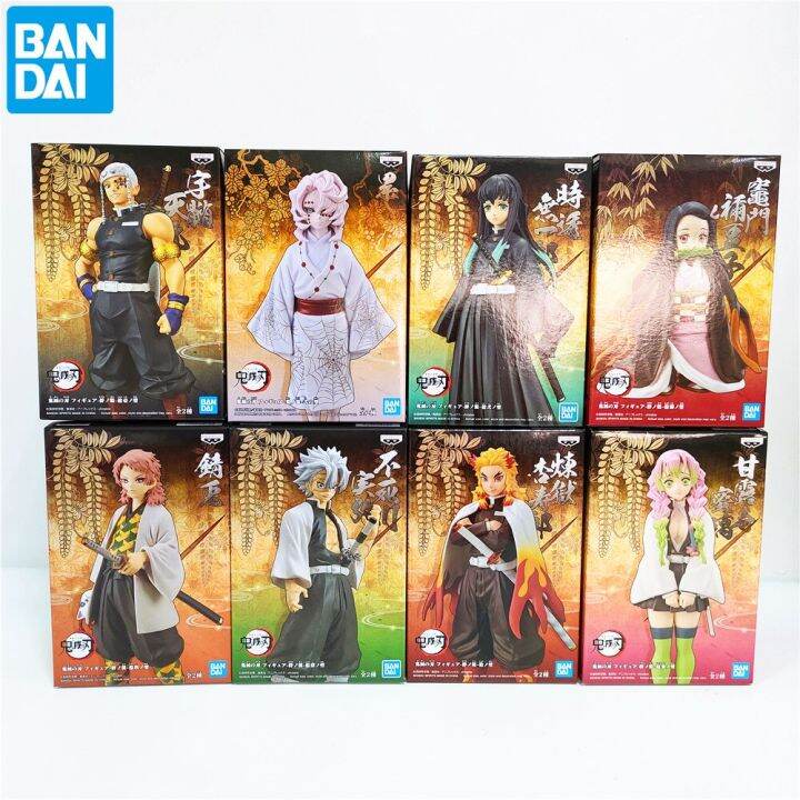 Bandai Demon Slayer DXF PVC ตัวเลขการกระทำ Tanjirou Nezuko Tengen Rui ...