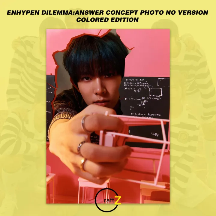 ENHYPEN DIMENSION:ANSWER No Version Concept Photo, A4 Poster, Unofficial Merch(GLOSSY) | Lazada PH