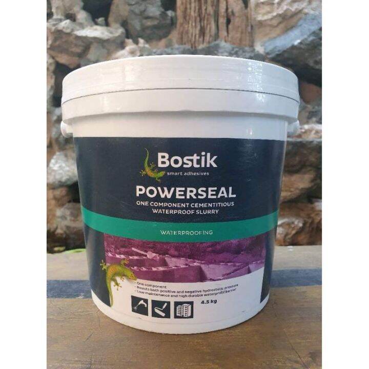 ⚘Powerseal 4.5kg Bostik Waterproofing Cementitous Slurry Concrete ...