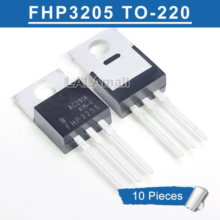 10ชิ้น FHP3205ถึง-220 FHP 3205 TO220 55V/110A MOSFET ทรานซิสเตอร์ใหม่ ...