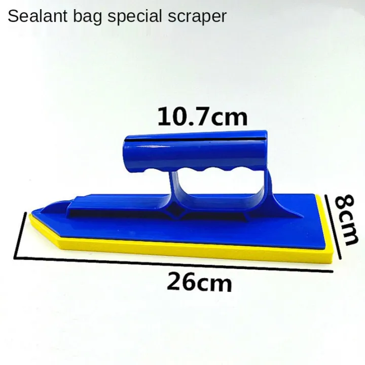 Tile Putty Trowel, Sponge Putty Knife, Gypsum Bucket, Rubber Handle ...