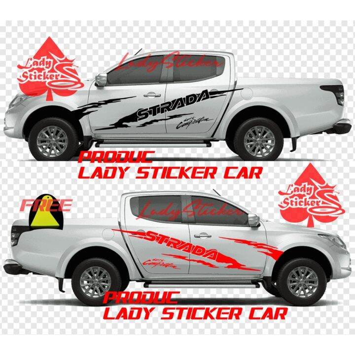 STICKER STIKER MOBIL STRADA TRITON STRIPING STICKER STIKER MOBIL ...