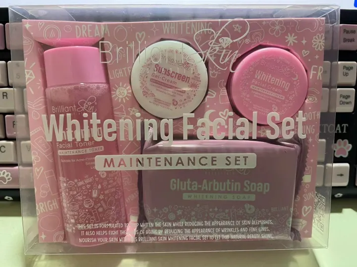 New Whitening Facial Set Brilliant Skin Whitening And Maintenance Set