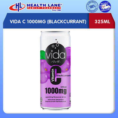 VIDA C 1000MG (BLACKCURRANT) 325ML | Lazada