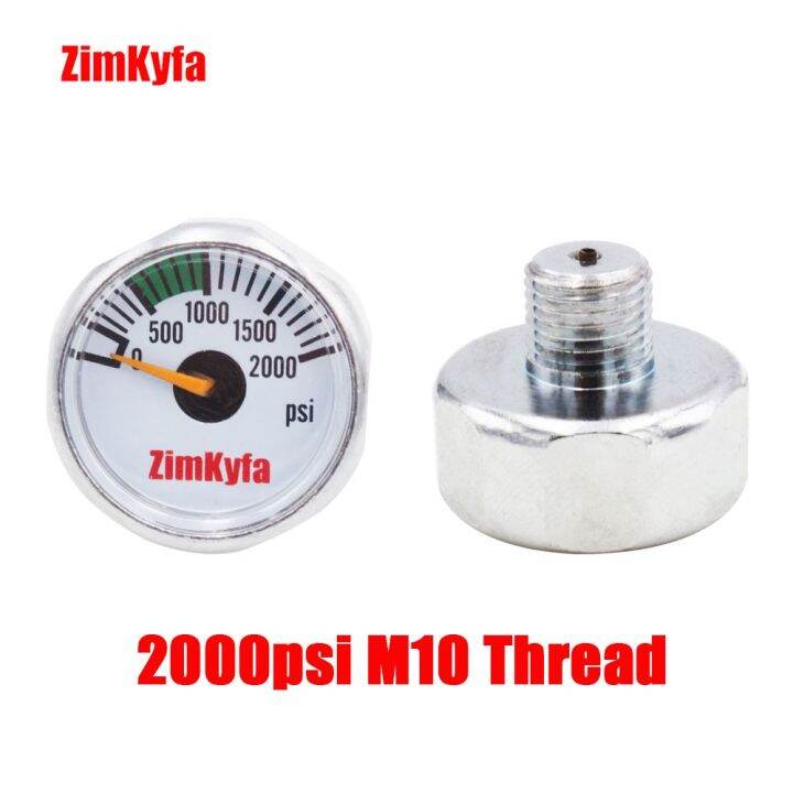 PCP Gauge 25mm Mini Micro High Pressure Manometer 2000PSI M10*1 | Lazada PH
