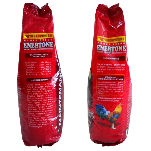 1KG THUNDERBIRD POWER FEEDS ENERTONE PELLET AND FEEDS FOR LEAN MUSCLE ...