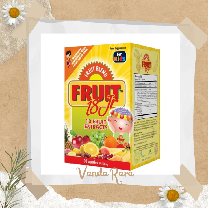 Fruit 18 Junior 30 Kapsul Ekstrak Buah-buahan | Lazada Indonesia
