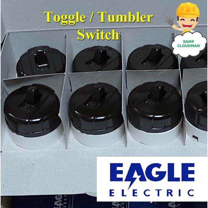 ♔Eagle Bakelite Tumbler Toggle Switch Original Surface Type Switch #735 Per PIECE☁ | Lazada PH