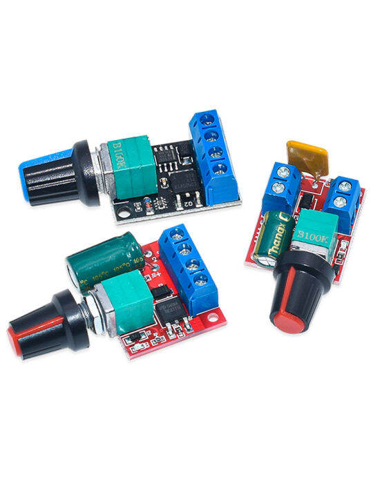 PWM DC motor governor 3V-35V speed regulating switch board LED dimming ...