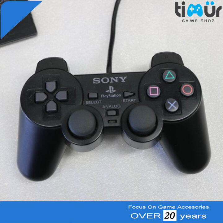 Stik Stick PS2 Ori Original Pabrik Kabel Serat Warna Hitam | Lazada ...