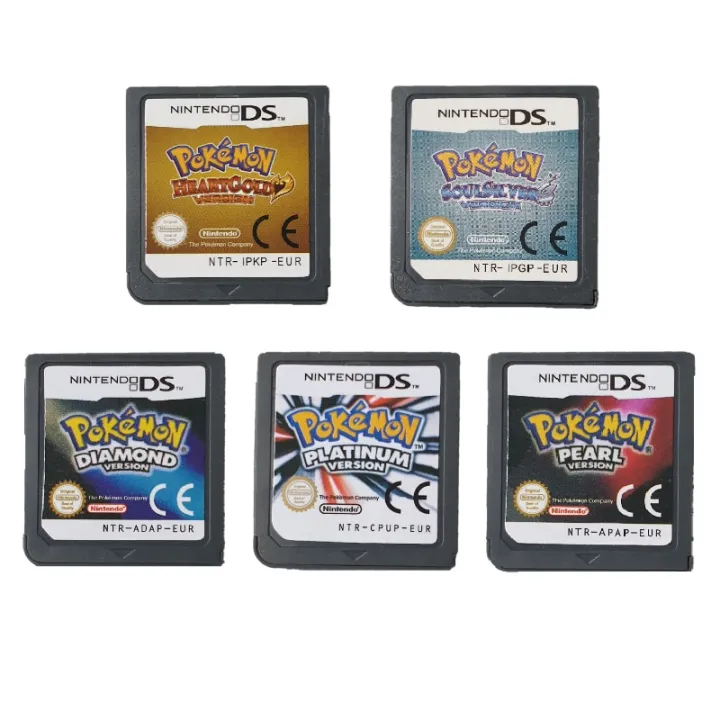 NDS Pokemon DS การ์ดเกม DS การ์ดเกม Pokemon En Heart Gintama/ อเมริกา ...