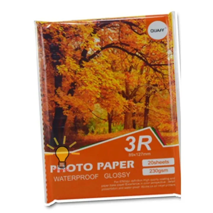 10 packs 3R Photo Paper 230gsm Inkjet PrintableLuN | Lazada PH