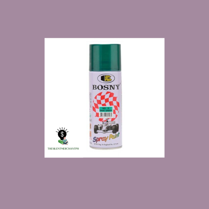 Bosny No. 3 Oke Green Color Original Spray Paint Color | Lazada PH