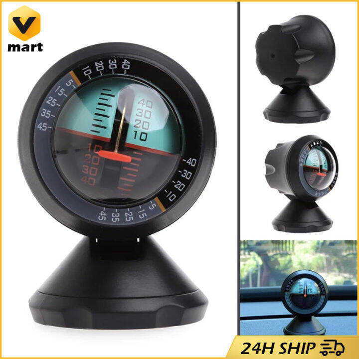 Car Inclinometer Slope Outdoor Measure Tool Vehicle Compass Automobile ...