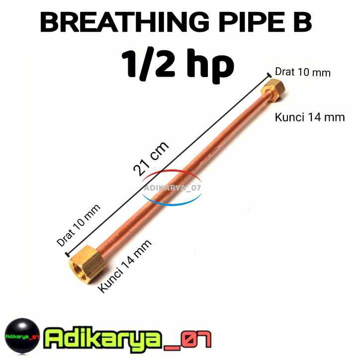 breathing pipe B kompresor 1/2hp pipe selang kompresor angin 1/2hp ...