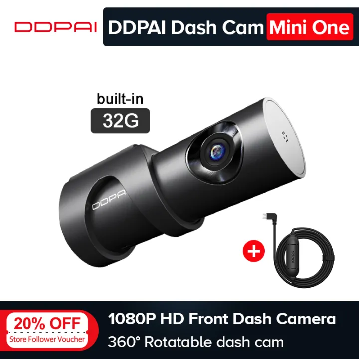 DDPai Dash Cam Mini Oneการมองเห็นได้ในเวลากลางคืน1080P Full HD DVRกล้อง ...