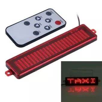 Car LED Programmable Showcase Message Sign Scrolling Display Lighting Board With Remote Control ...